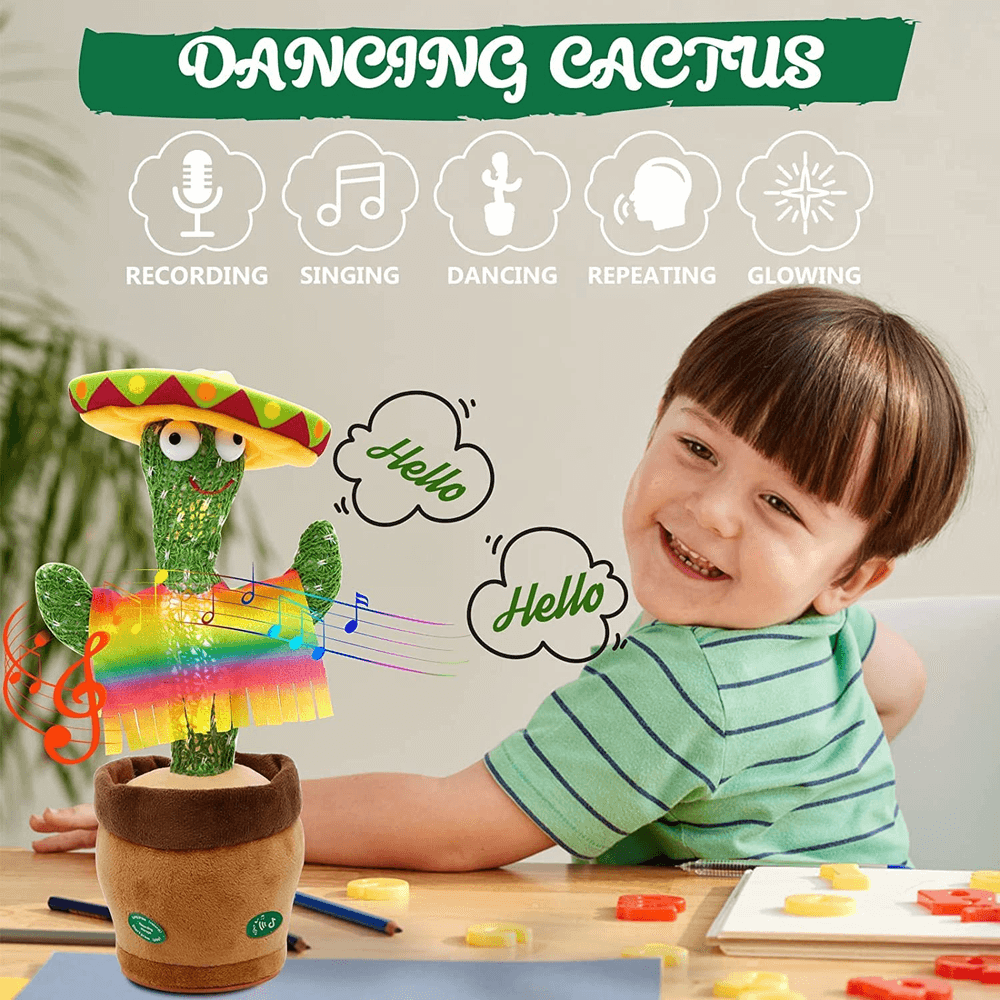 CACTUS TALKING TREE TOY FOR KIDS – Toys4you.pk