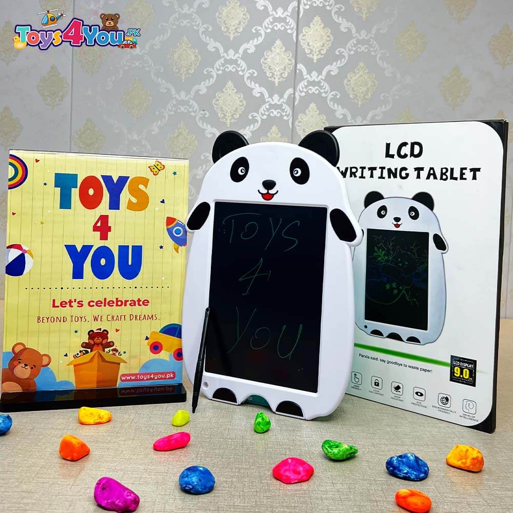 COLORFUL LCD WRITING TAB - PANDA – Toys4you.pk