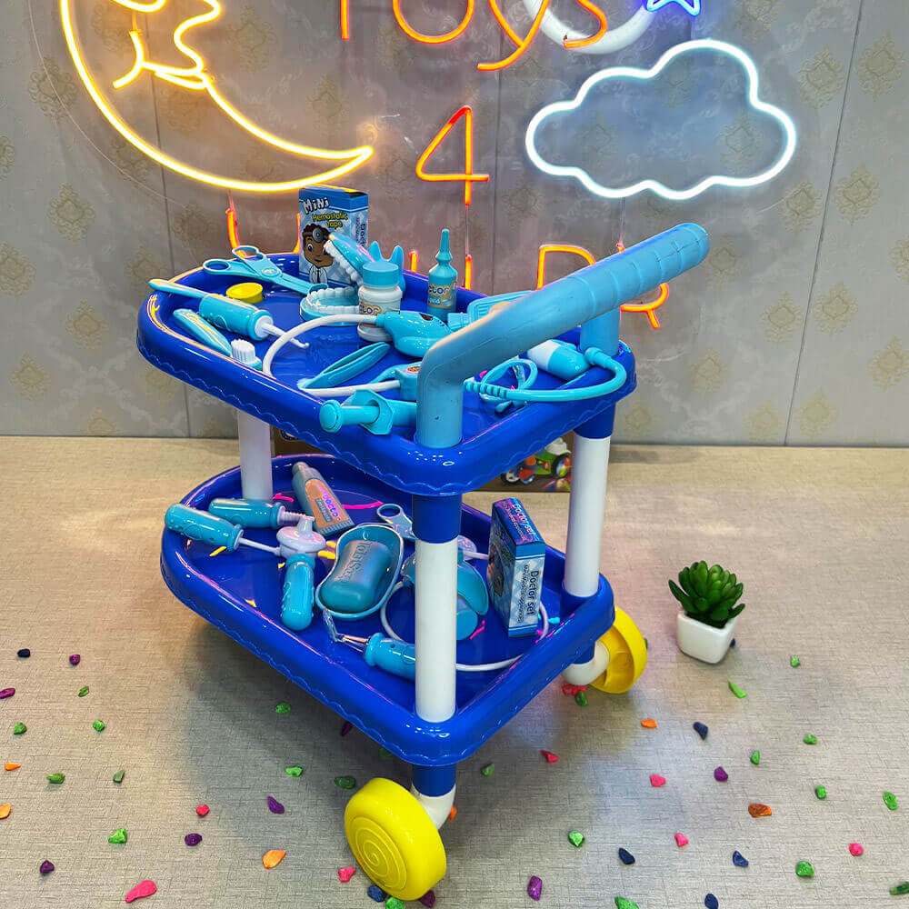 DOCTOR COMPLETE SET CART TROLLEY – Toys4you.pk