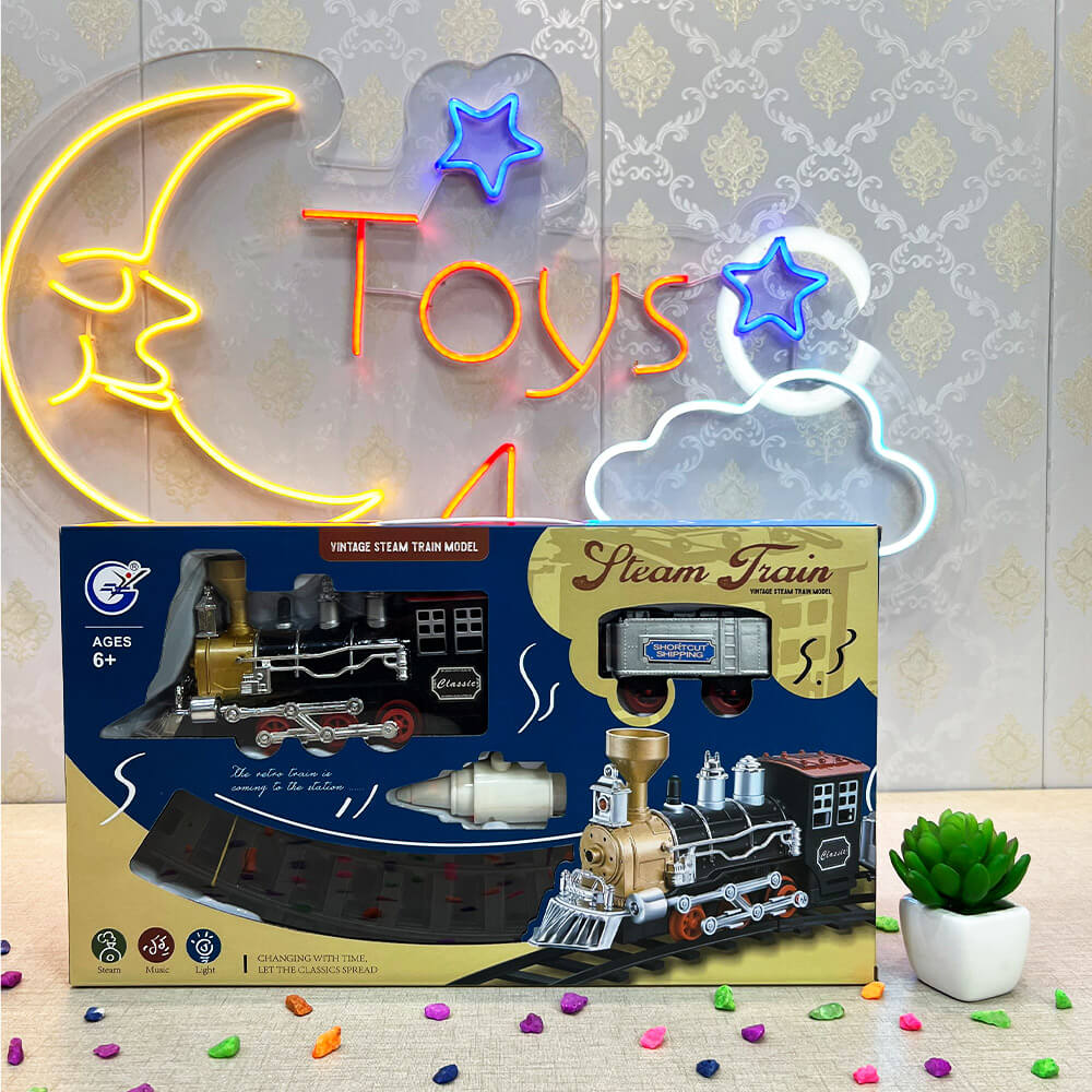 KIDS CLASSIC STEAM TRAIN SET – Toys4you.pk